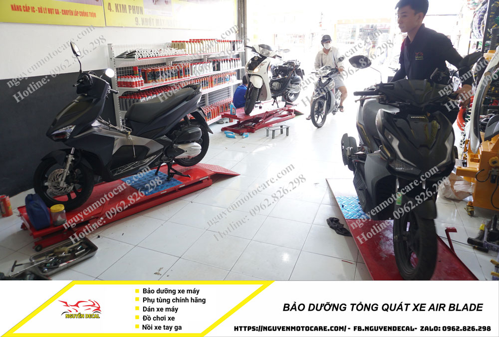 Địa chỉ tin cậy cho việc bảo dưỡng xe Air Blade | Chợ Moto - Mua bán rao vặt xe moto pkl xe côn ...
